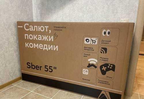 55" Новый SMART 4K Телевизор Sber SDX-55U4127