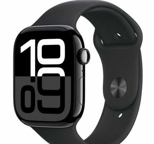 Часы Apple Watch 10 42 mm Sport Black Gloss (M/L)