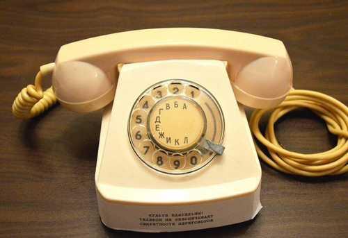 Дисковый телефон СССР с буквами (60-х годов)