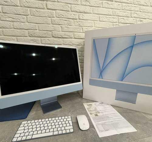 iMac 24 m1 8gb 256gb 8 cores с Touch ID