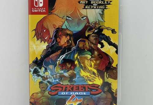 Streets of Rage 4 Nintendo Switch без игры