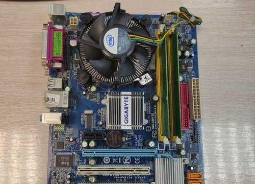 Комплект MB s775 + E1400 + 2Gb + Cooler