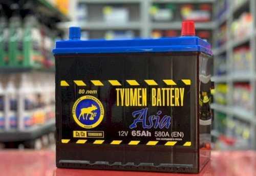 Аккумулятор с гарантией tyumen battery asia 65 Ач