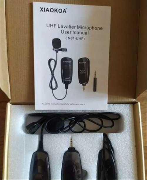 Беспроводной петличный микрофон xiaokoa N81-UHF