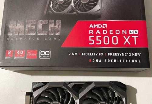 AMD RX 5500 XT 8GB на гарантии