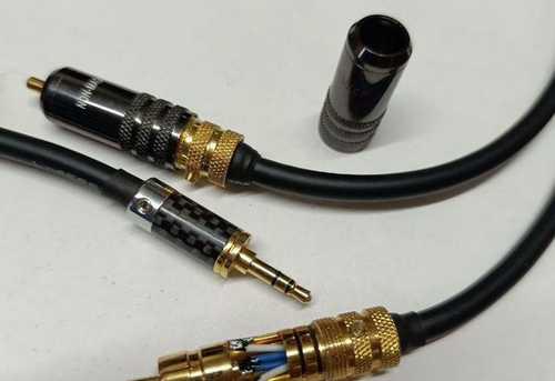 Аудио кабель jack 3.5 to 2 RCA