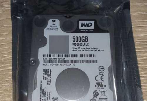 Новый жесткий диск 500 гб WD Black WD5000lplx