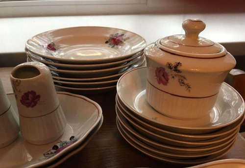 Набор столовой фарфоровой посуды из Кореи
