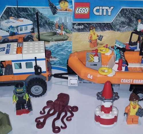 Lego City Внедорожник со спасательной лодкой 60165