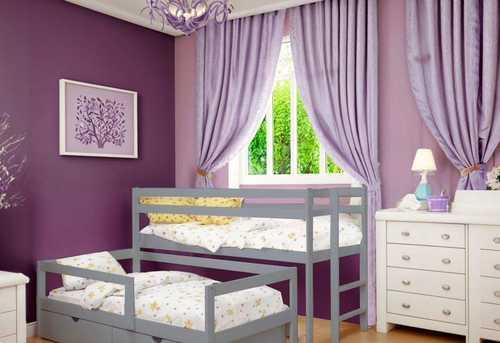 Привлекательная кровать для детей: уютный дизайн