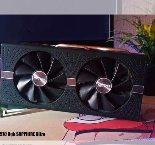 Видеокарта RX570 8gb sapphire nitro  Оригинал