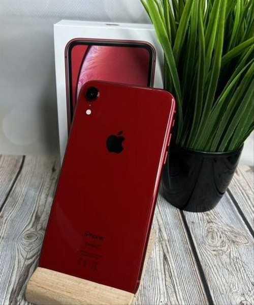 iPhone xr 64gb red акб 80 (магазин,чек)