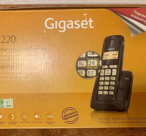 Dect Siemens Радиотелефон Gigaset A220 черный