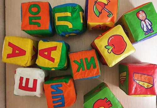 Кубики детские мягкие. Магнитные буквы