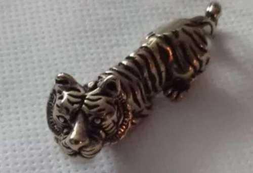 Фигурка тигр брелок бронзовый символ года