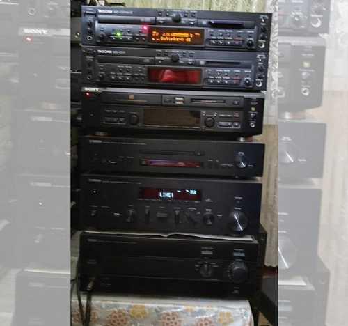 MD Tascam mdcd1 Sony D4 480 980QS Kenwood Yamaha