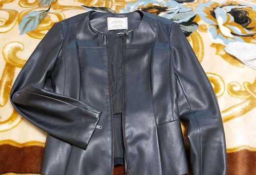 Куртка кожаная женская Zara basic размер S