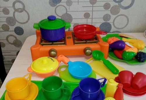 Набор детской посуды игрушки