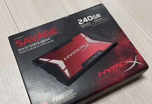 SSD диск kingston 2.5" HyperX Savage 240 Гб