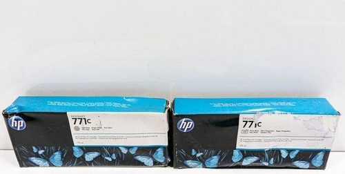 Картриджи HP 771c новые - B6Y13A, B6Y14A