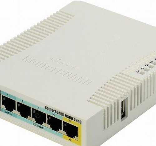 Wi-Fi роутер MikroTik routerboard 951Ui 2HnD, до 3