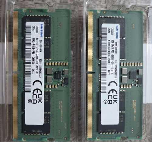 Оперативная память DDR5 для ноутбука 16Gb