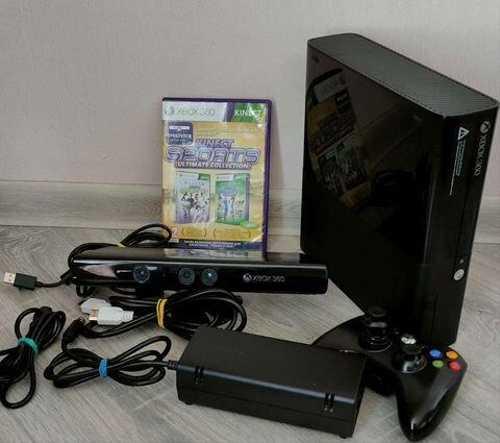 Xbox 360 E 250 GB+Kinect+Игра