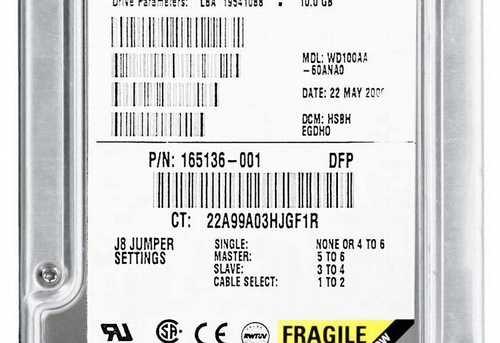 Жесткий диск Western Digital WD100AA 10Gb 5400 IDE
