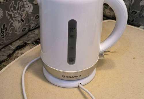 Чайник электрический brayer 1,7 л на гарантии