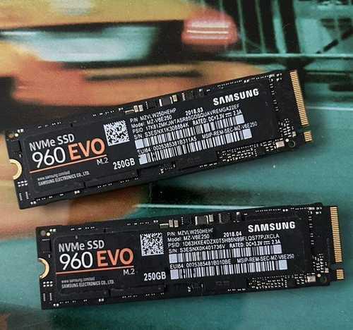 Жесткий диск ssd m2 samsung evo 960