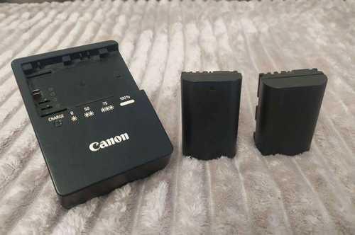 Аккумуляторы Canon LP-E6 1800mAh 2шт и зарядка