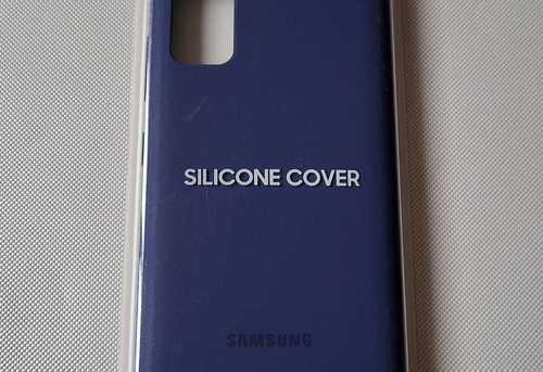 Чехол Silicone Cover на Samsung A41 оригинал