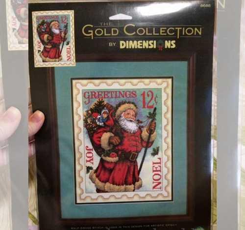 Набор для вышивания Dimensions - Santa Stamp 8688