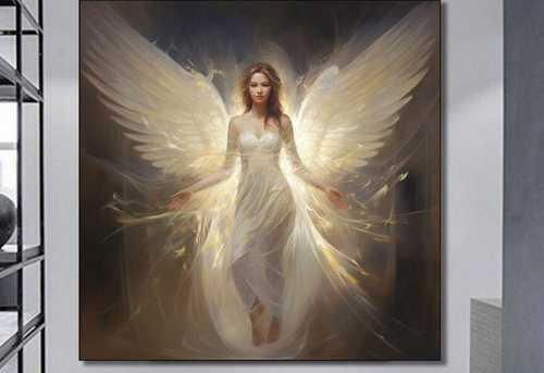 Современная картина маслом Ангел с Крыльями