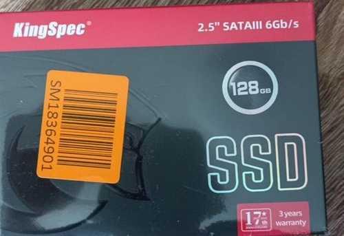 SSD 128 гб 2.5" SATA lll накопитель KingSpec P3-12