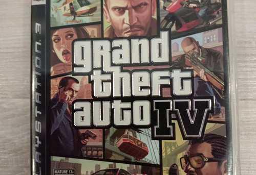 Grand Theft Auto IV (GTA 4) PS3 диск