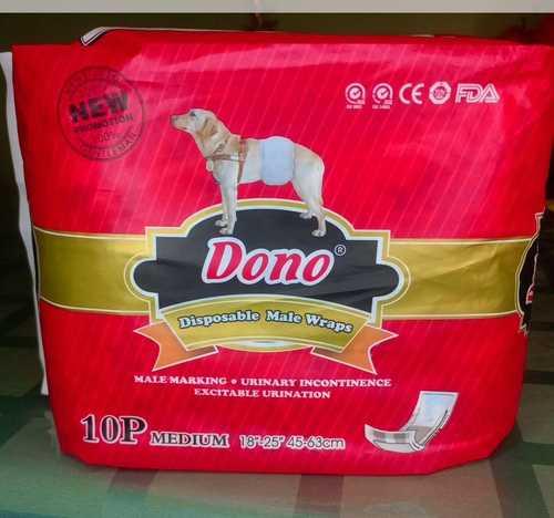 Впитывающие пояса dono male PET diaper