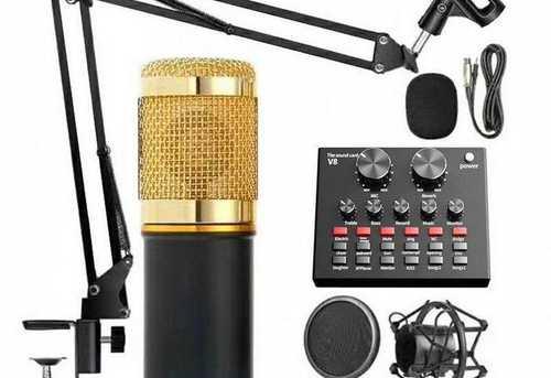 Новый Cтудийный микрофон BM 800 со звуковой картой
