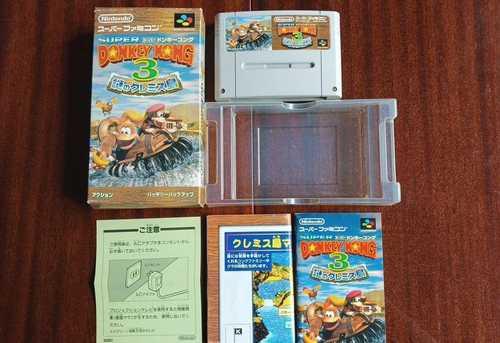 Картридж Donkey Kong Country 3 – shvc-A3CJ-JPN