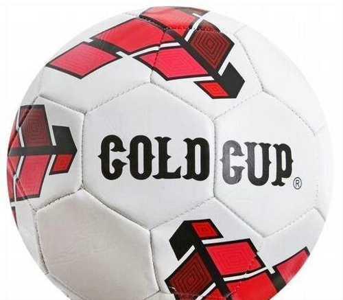 Мяч футбольный р: 5 Gold Cup «Т73809» PVC