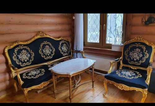 Диванный гарнитур дворцовый (2 кресла и диван)