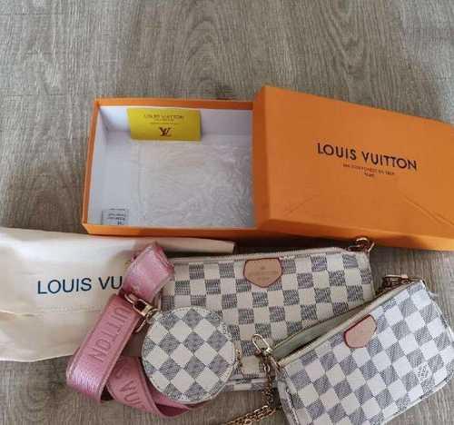 Сумка женская louis vuitton 3в1