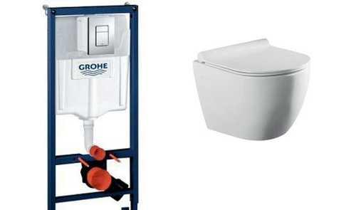 Grohe инсталляция 38721001+унитаз Azario