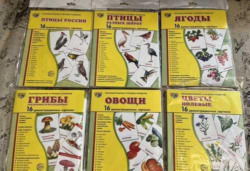 Демонстрационные карточки 8 наборов