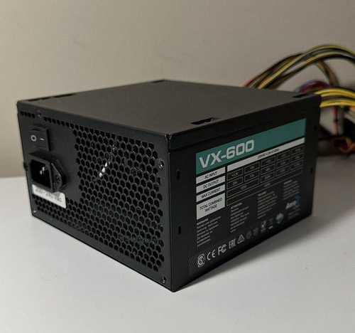 Блок питания aerocool vx600