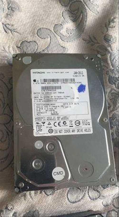 HDD SATA apple hitachi 2TB