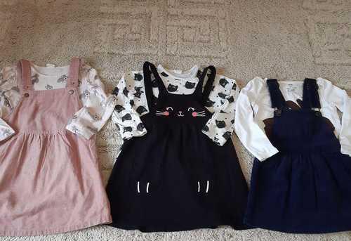 Сарафаны и платья для девочки фирмы H&M и Carter's