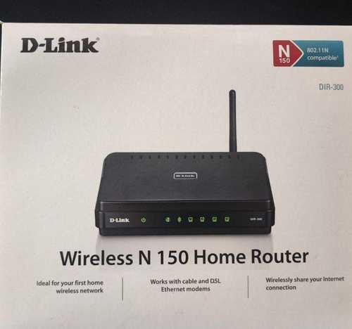 Wi-Fi роутер D-Link Wireless N150 Home Router