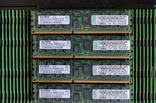 Серверная память DDR3 ecc reg 8gb в отл состоянии
