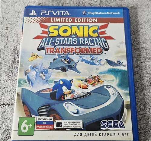 PS Vita Sonic All Stars Racing Transformed